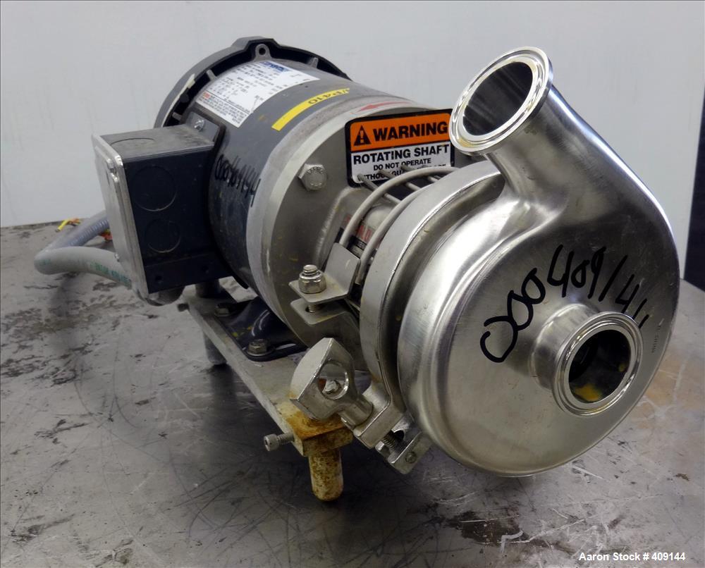 Used Top-Flo Centrifugal Pump, Model C114-56C, 316 Stainless Steel. A