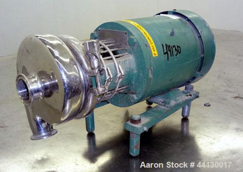 Used Tri-Clover Centrifugal Pump, Model C114MD56T-S, 316 Stainless St