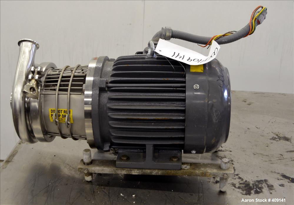 Used Top-Flo Centrifugal Pump, Model C216-18TC, 316 Stainless Steel.