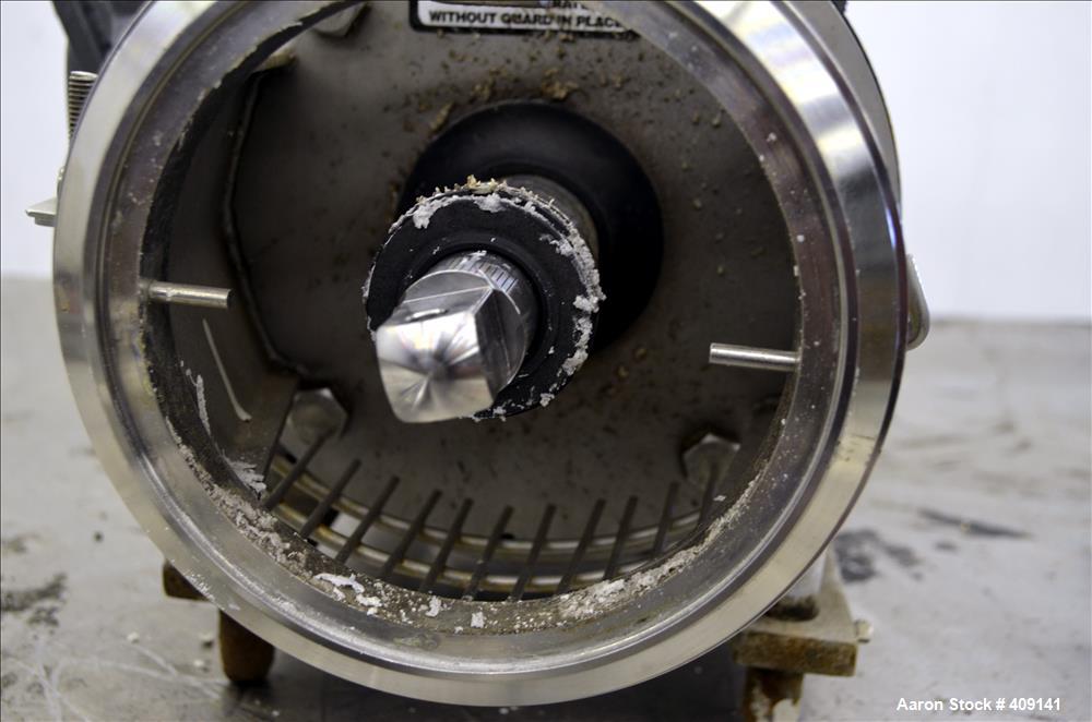 Used Top-Flo Centrifugal Pump, Model C216-18TC, 316 Stainless Steel.