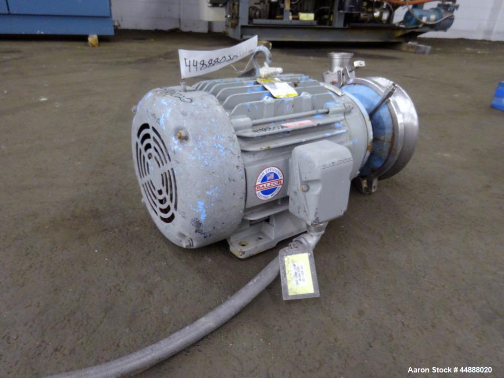 Used Waukesha Centrifugal Pump, Model 2085, 316 Stainless Steel. Rate