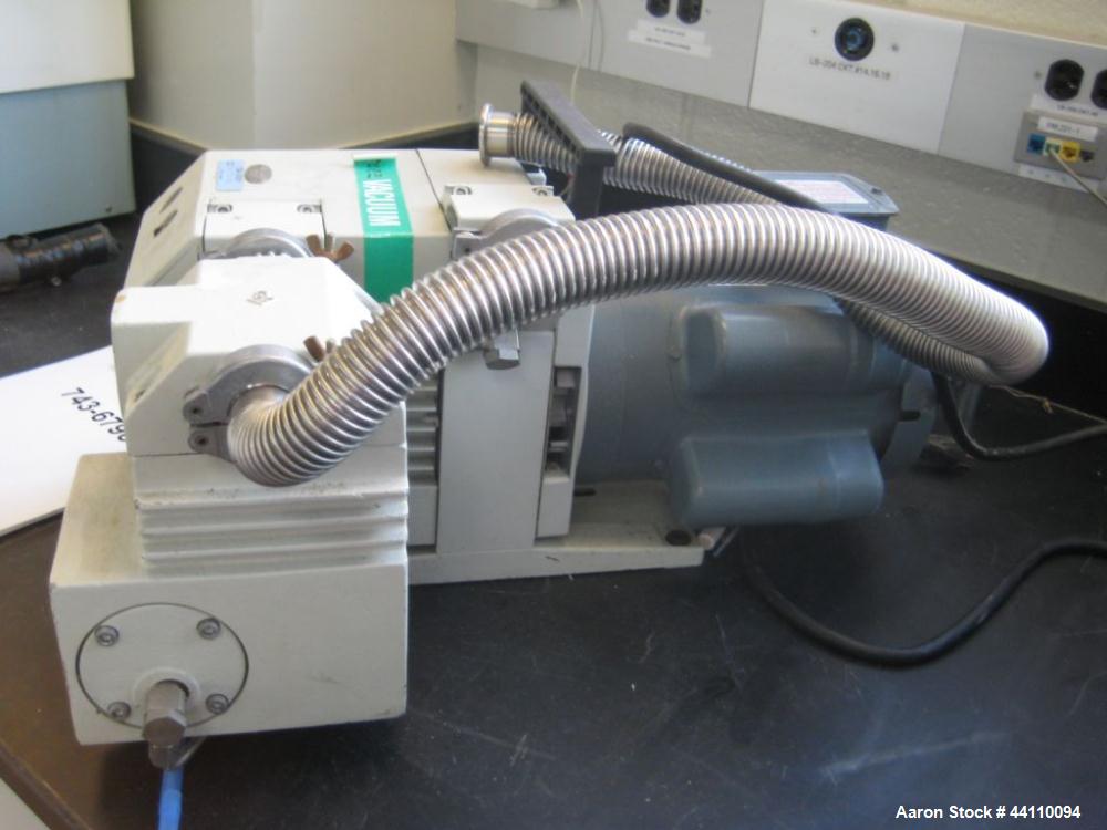 Used Leybold Trivac type D16B, 16 m^3/hr flow rate. Pressure limit