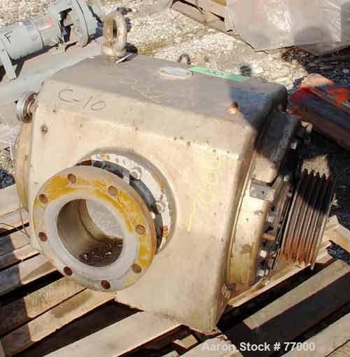 USED: Busch Huckepack vacuum pump, rotary vane design, type 445-002.