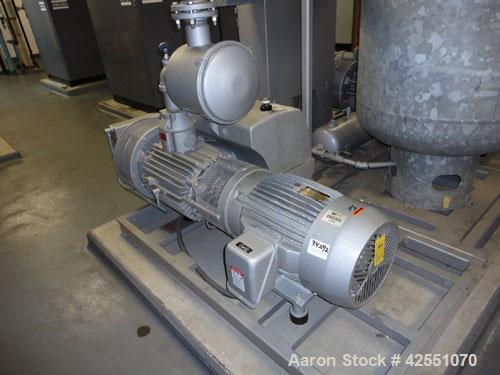 Used Busch Dual Vacuum Pump System, Model RC0630-B007-1019, Dual 460