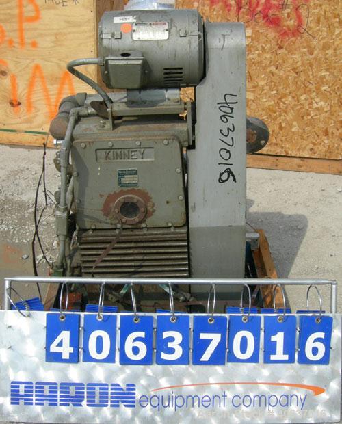 Used- Kinney Rotary Piston Vacuum Pump, model KTC