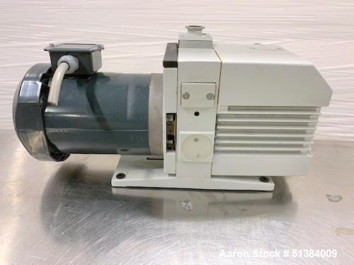 Used Leybold Trivac D16B Rotary Vane Pump. 1HP 3PH 208/460VAC.