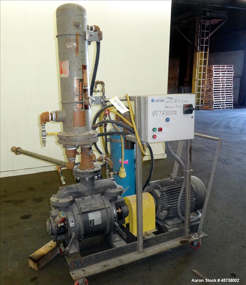 Used Vooner VaneGard Single Stage Medium Vacuum Pump, Model VG3C-M, C