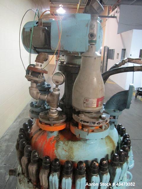 Used De Dietrich Glass Lined Reactor, 50 Gallon, 3008 Glass. Internal