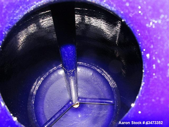 Used De Dietrich Glass Lined Reactor, 50 Gallon, 3008 Glass. Internal