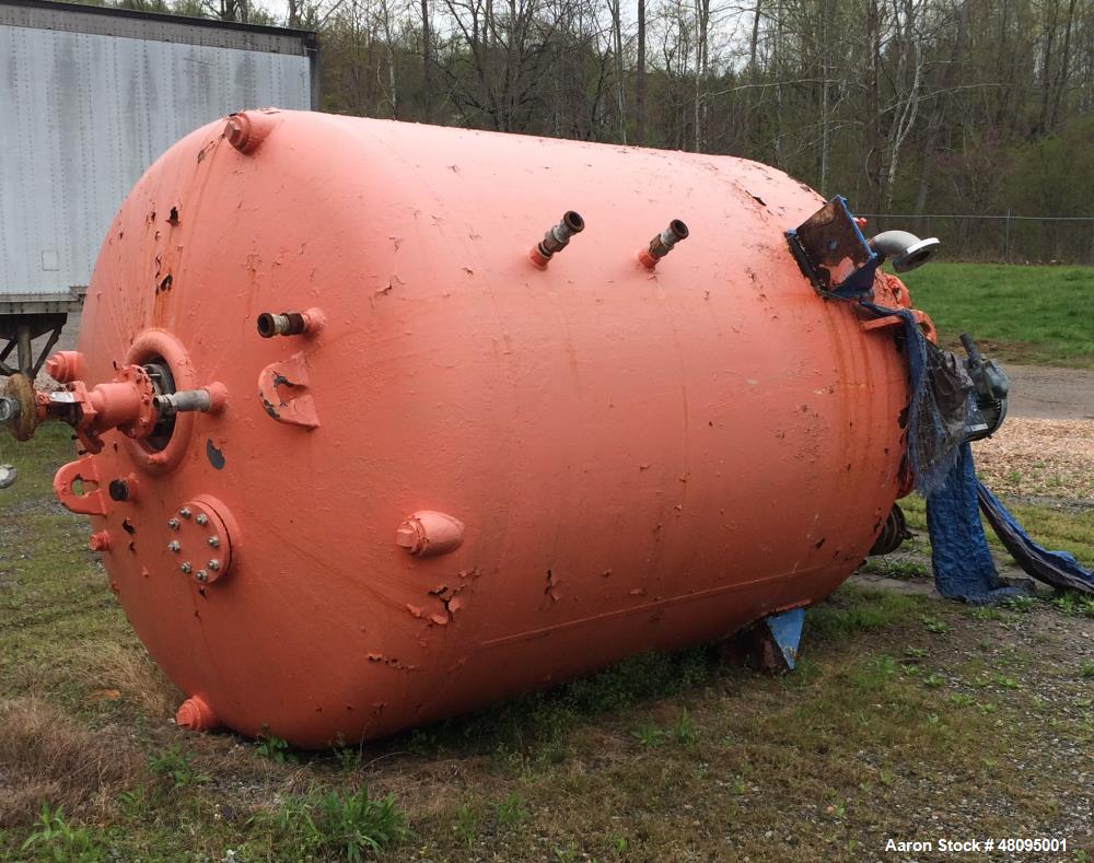 Used De Dietrich-Zinswiller Glass Lined Reactor, 2000 Gallon, 3008 Bl