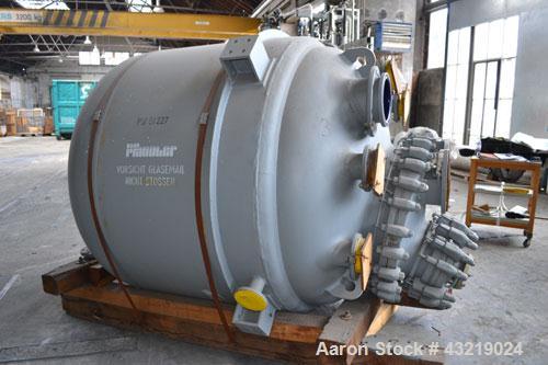 Used Pfaudler Type E3000 Glass Lined Reactor, 3000 Liter (792.75 Gall