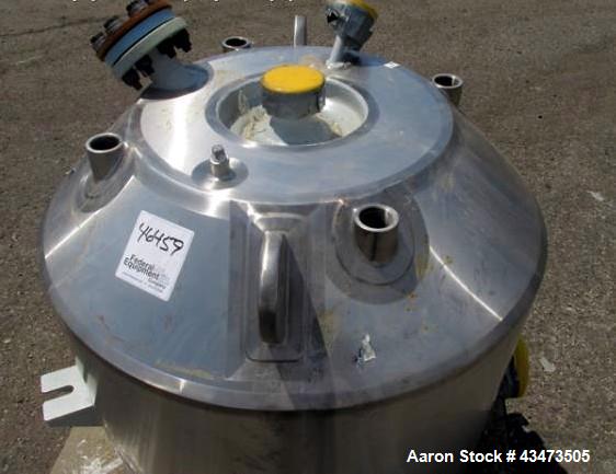 Unused- Pfaudler Glass Lined Reactor Lower Body Only, 50 Gallon, 9115