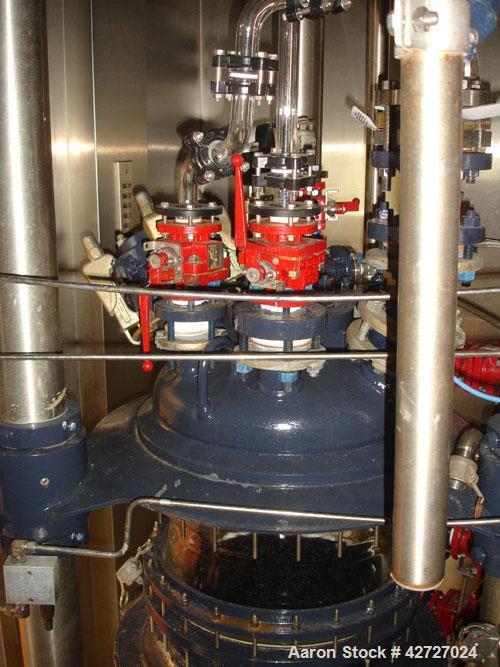 Used- R & M Italia Glass Reactor Train, 70 Liter