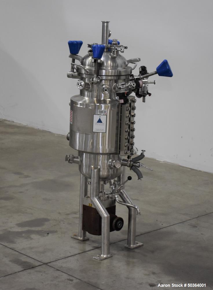 Used Precision Stainless Reactor, 30 Liter (7.92 Gallon), 316L Stainl