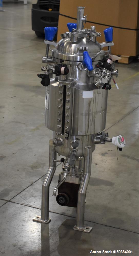 Used Precision Stainless Reactor, 30 Liter (7.92 Gallon), 316L Stainl