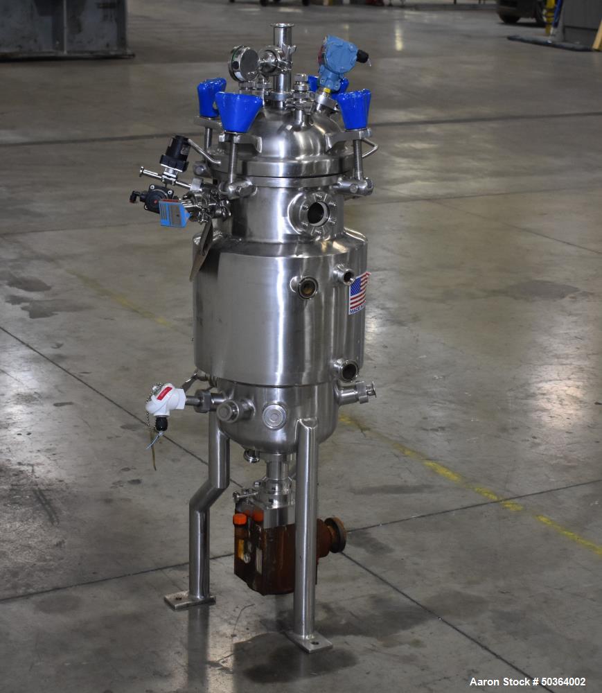 Used Precision Stainless 30L Reactor – 316L SS, Jacketed, Bottom ...