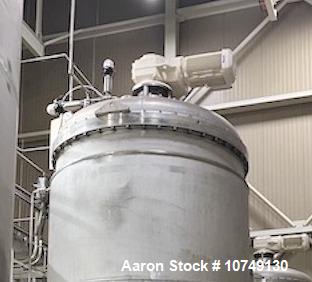 Used 2nd Stage Crystallizer. 3000 gallons, 6'6" diameter x 9'6" T/T.