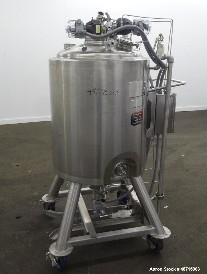 Used- Lee Industries Reactor, 250 Liter (66 Gallo