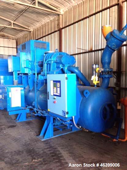 Used GEA/FES Ammonia Screw Compressor, Model 565GL. 618.1 TR at 93 de