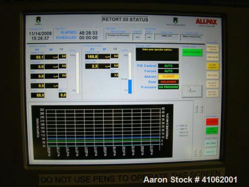 UsedRetort Line Consisting of the Following Equipment: (2) Allpax re