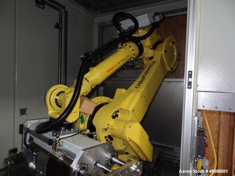 Unused- Fanuc M710ic/70 Foundry Pro Robotic Wet Deburring Cell With F