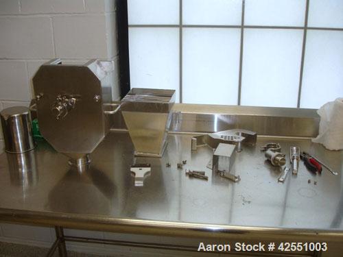 Used Alexanderwerk Roller Compactor, model WP120V Pharma, stainless s