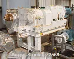 USED- Bepex/Hutt Twin Roll Compactor, Type G27/120, Stainless Steel.