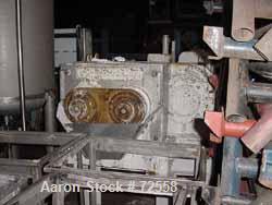 USED- Bepex/Hutt Twin Roll Compactor, Type G27/120, Stainless Steel.