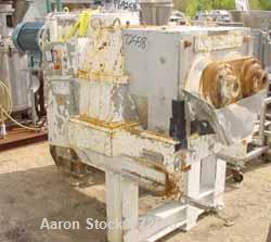 USED- Bepex/Hutt Twin Roll Compactor, Type G27/120, Stainless Steel.