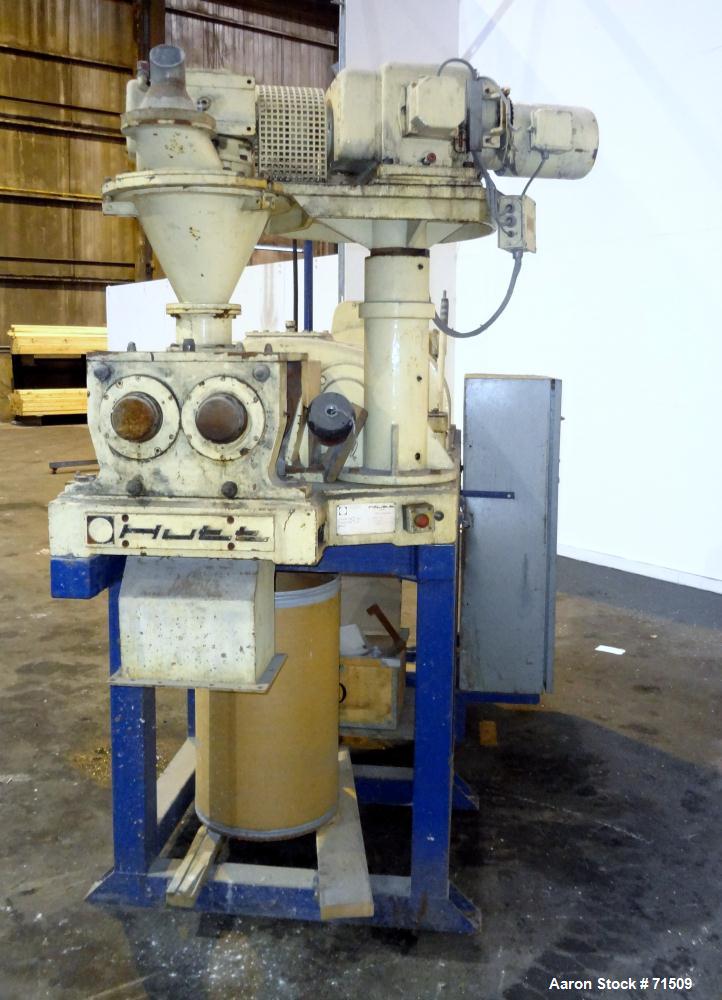 Used Bepex/Hutt Twin Roll Compactor, Type K 26-100. 304 Stainless ste