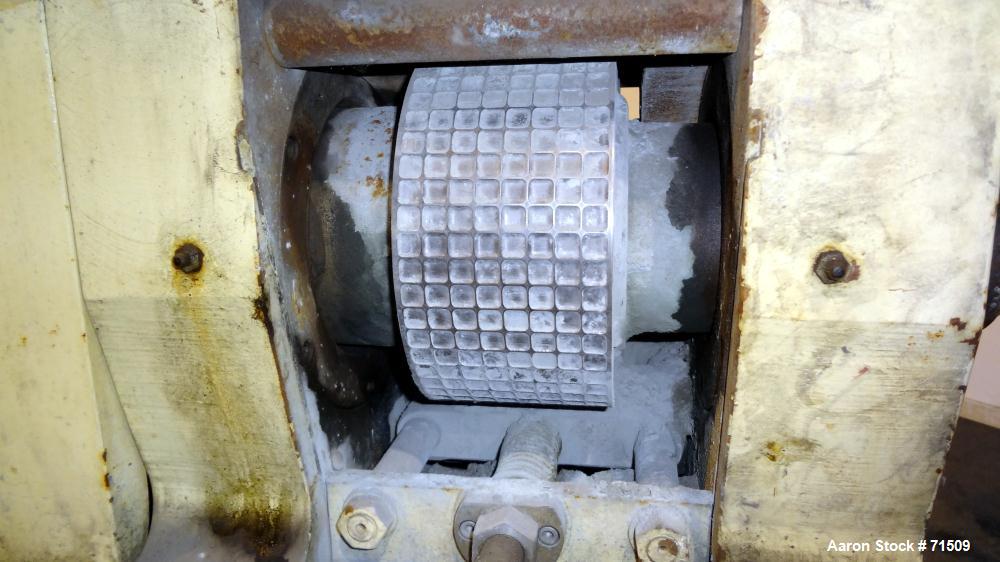 Used Bepex/Hutt Twin Roll Compactor, Type K 26-100. 304 Stainless ste