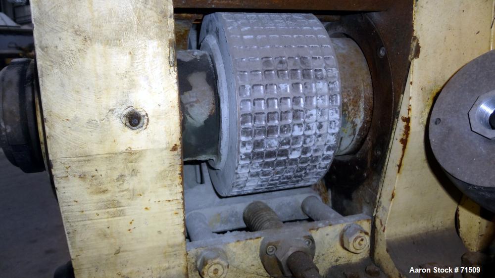 Used Bepex/Hutt Twin Roll Compactor, Type K 26-100. 304 Stainless ste