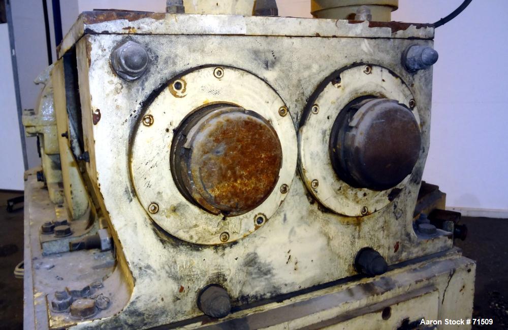 Used Bepex/Hutt Twin Roll Compactor, Type K 26-100. 304 Stainless ste