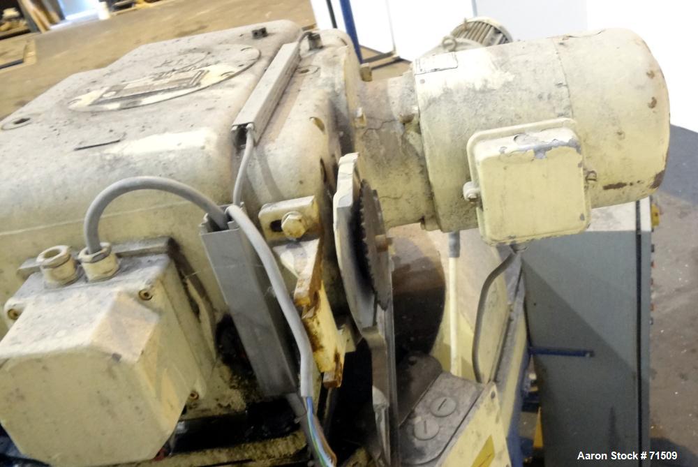 Used Bepex/Hutt Twin Roll Compactor, Type K 26-100. 304 Stainless ste