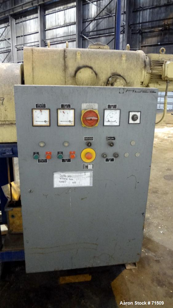 Used Bepex/Hutt Twin Roll Compactor, Type K 26-100. 304 Stainless ste