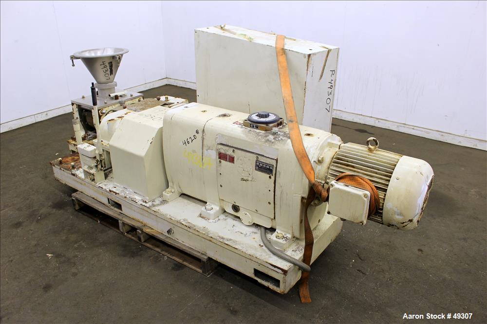 Used Hutt/Bepex Compactor, Type K200/100. Stainless steel constructio