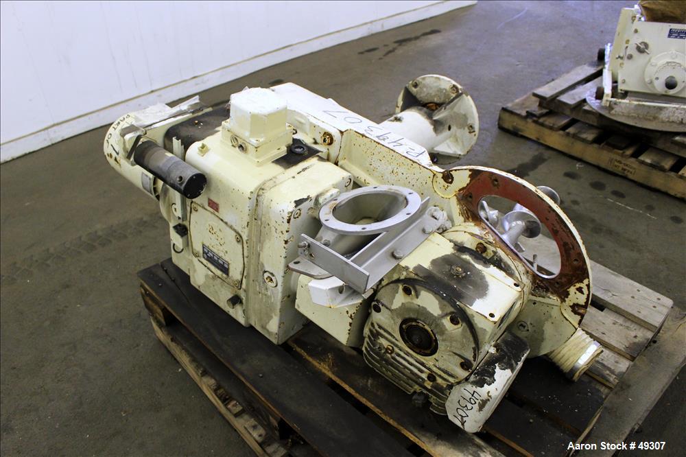 Used Hutt/Bepex Compactor, Type K200/100. Stainless steel constructio