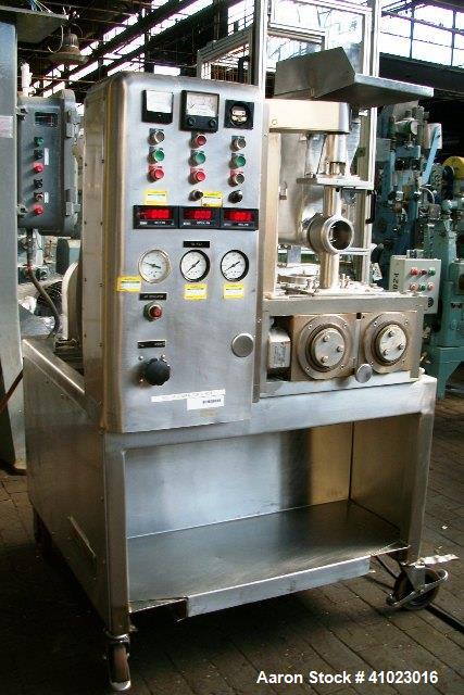 Used Fitzpatrick Fitzmill Chilsonator, Model L-80. 1-1/2" face x 8" d