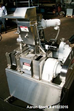 Used Fitzpatrick Fitzmill Chilsonator, Model L-80. 1-1/2" face x 8" d