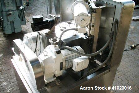 Used Fitzpatrick Fitzmill Chilsonator, Model L-80. 1-1/2" face x 8" d