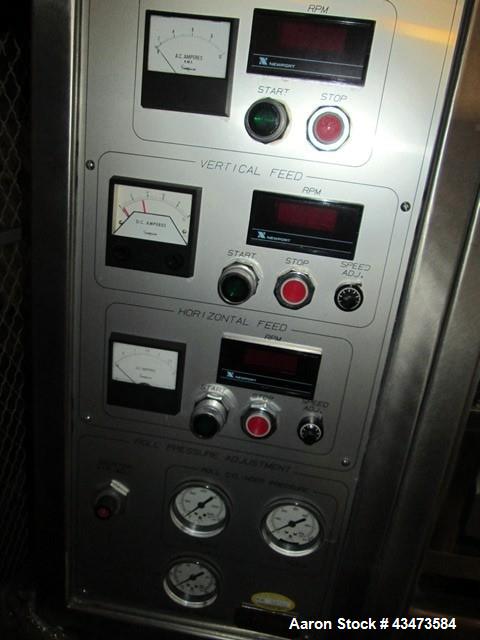 Used Fitzpatrick Chilsonator Roller Compactor, Model L-83, Stainless