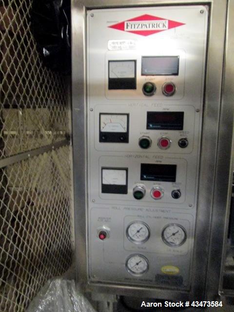 Used Fitzpatrick Chilsonator Roller Compactor, Model L-83, Stainless