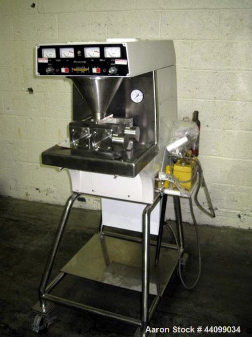 Used Vector Roller Compactor, Model TF-MINI, Stainless Steel. 100 mm