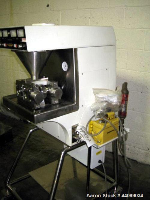 Used Vector Roller Compactor, Model TF-MINI, Stainless Steel. 100 mm