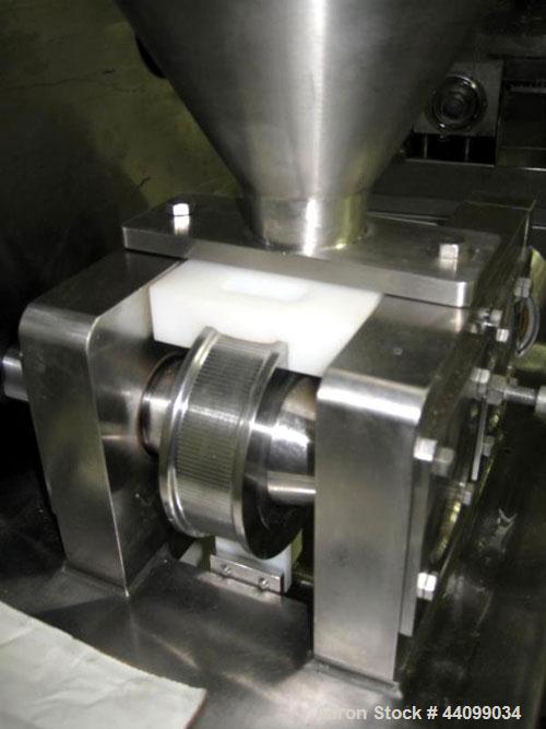 Used Vector Roller Compactor, Model TF-MINI, Stainless Steel. 100 mm