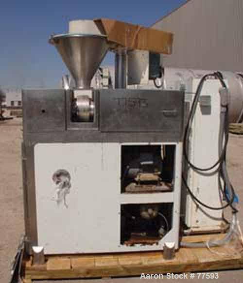 USED: Vector Freund compactor, model TF-3012. All stainless steel con