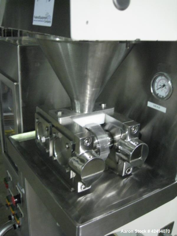 Used- Vector roller compactor, model TF-MINI, sta