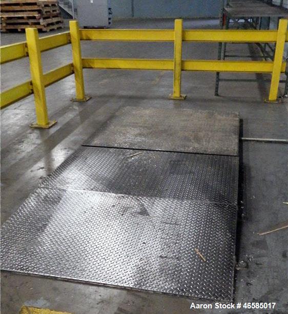 UsedRough Deck Platform Scale with Rice Lake Digital Weight Indicator