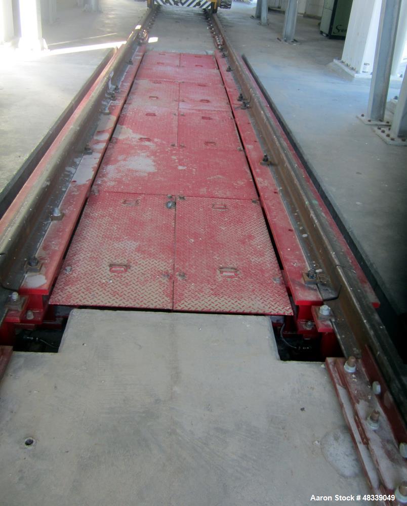 Used Fairbanks 2000 Series Rocker Column Railroad Track Scale. Track