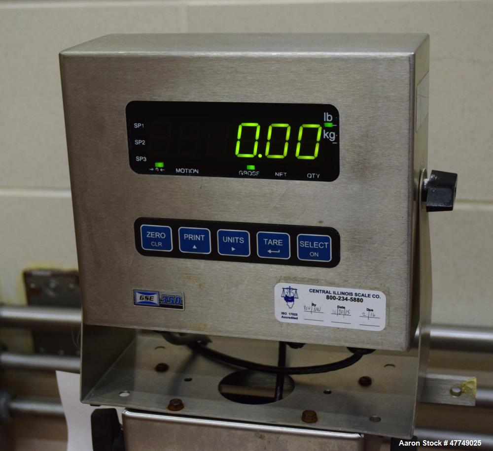 Used GSE Platform Scale. Approximate 20" x 20" stainless steel platfo